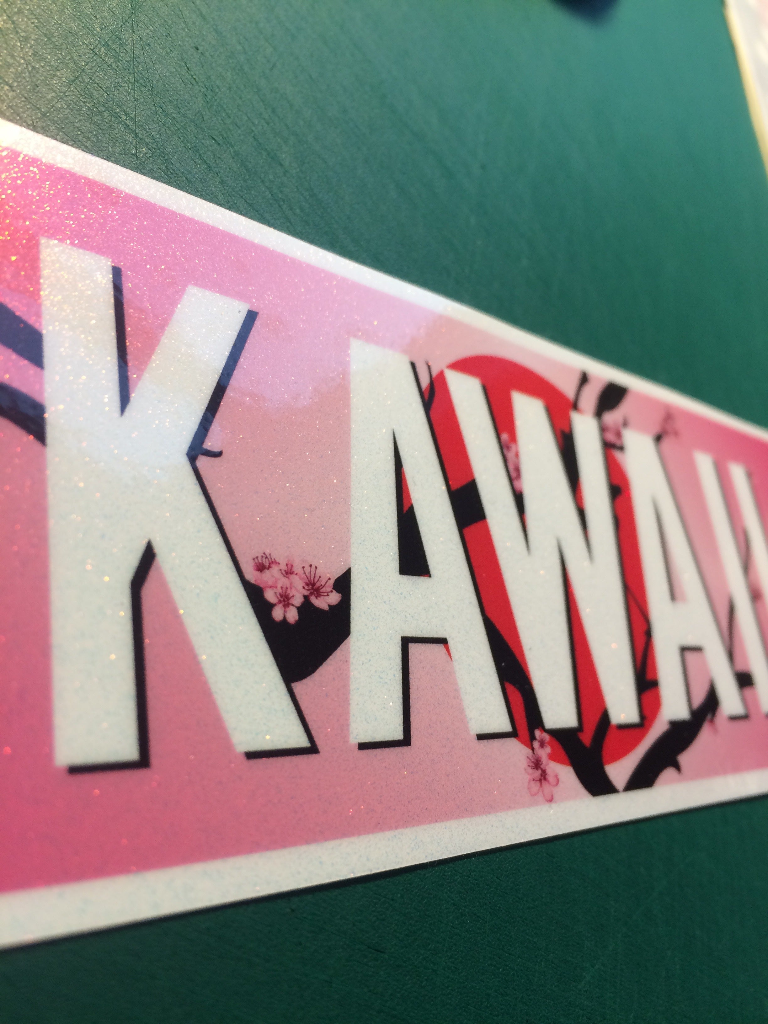 KAWAII Sparkle Slap Sticker – ToxicVinyls KAWAII Sparkle Slap Sticker – ToxicVinyls